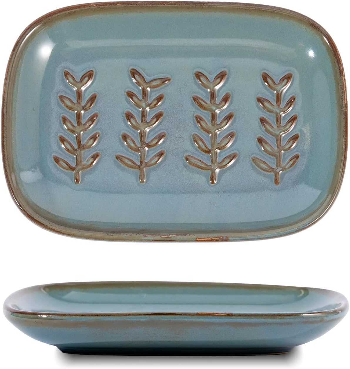 Amazon.com: HighHerz Aesthetic Ceramic Soap Dish for Shower, Soap ...