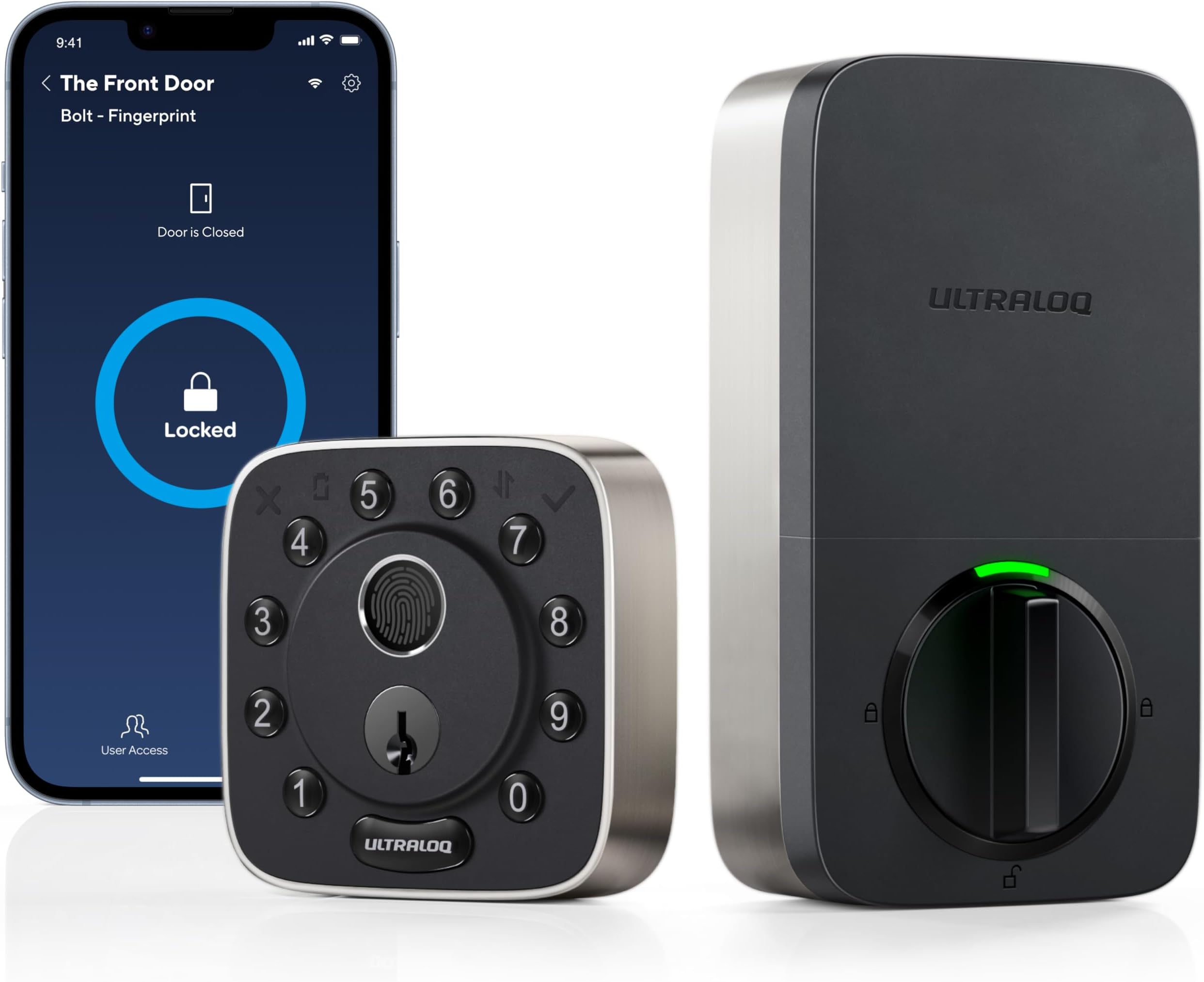 ULTRALOQ U-Bolt Pro Smart Lock with AA Ultra Lithium Battery (Pack of 8 ...