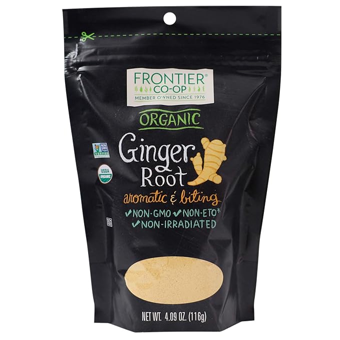 Amazon.com : Frontier Co-op Organic Ground Ginger Root 4.09oz : Grocery ...
