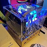 Amazon.com: GOOHEE Mini ITX PC Case - Premium Clear Arcylic and Wood PC Case - Unique Small ...