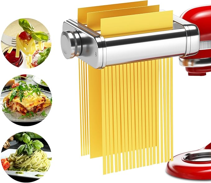 Amazon.com: 3IN1 Pasta Maker Attachment for All KitchenAid Mixers ...