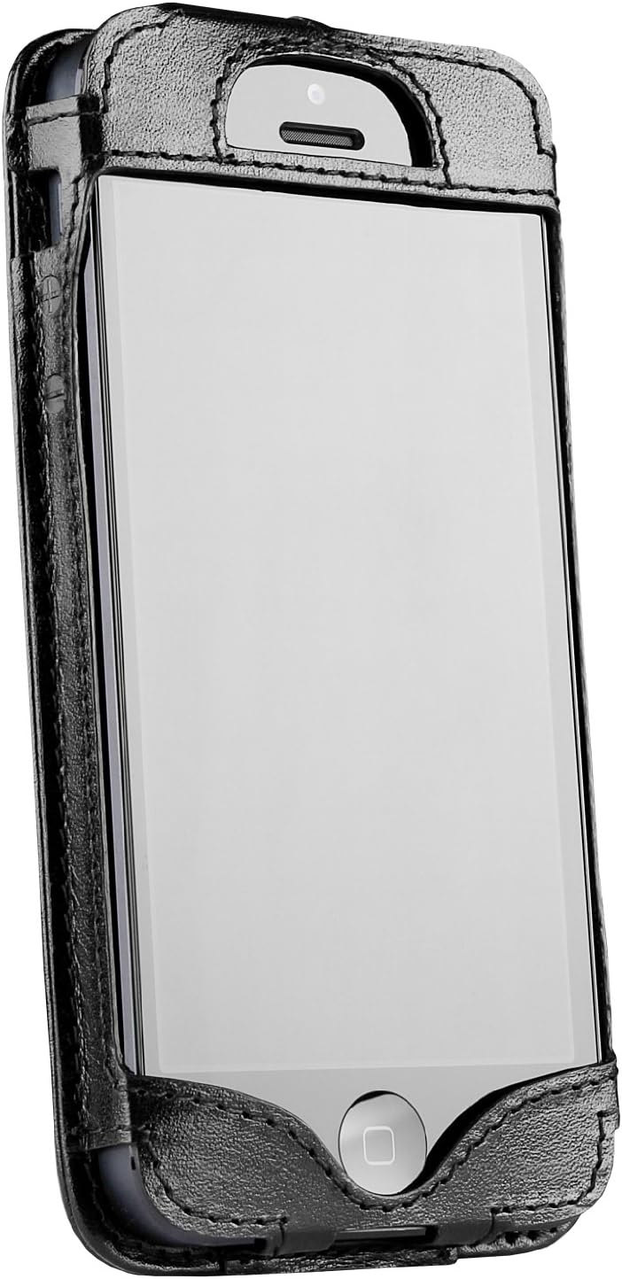 Amazon.com: Sena 826001 Wallet Slim Leather Case for iPhone 5 & 5s - 1 ...