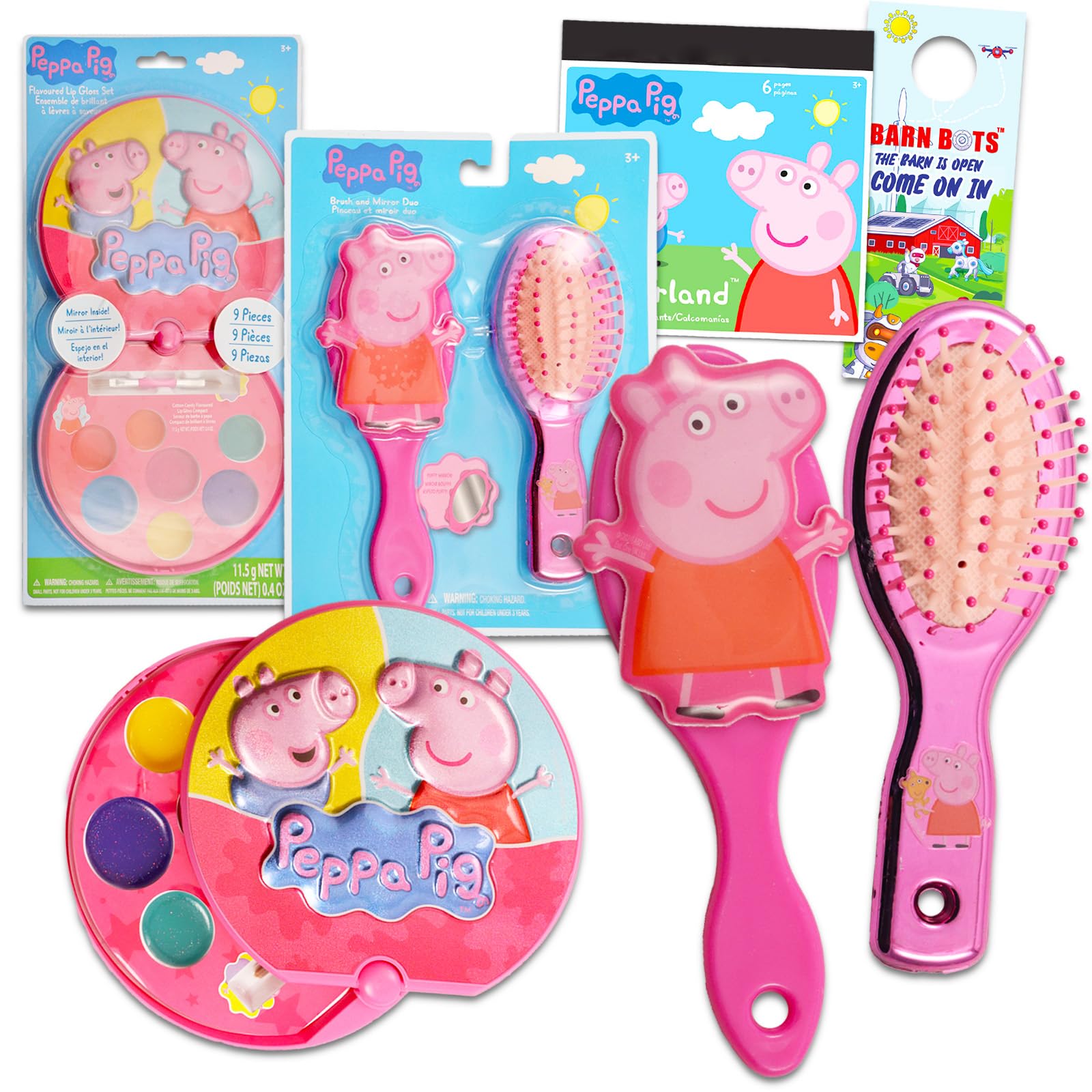 Amazon.com: Peppa Pig Cosmetic Set for Girls, Kids Bundle ~ Peppa Pig ...