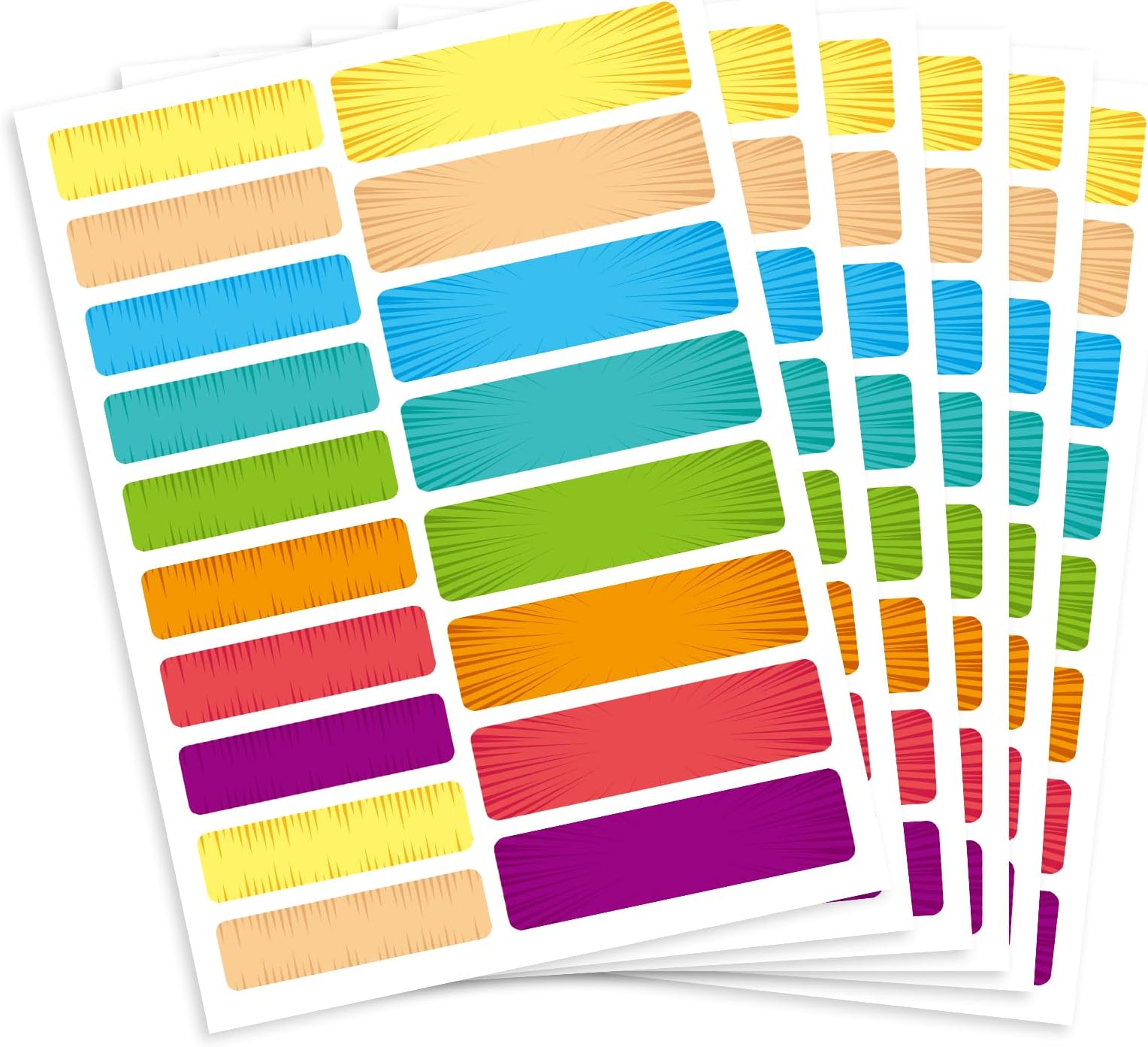 Amazon.com: Waterproof Removable Labels Name Stickers - 360Pcs ...