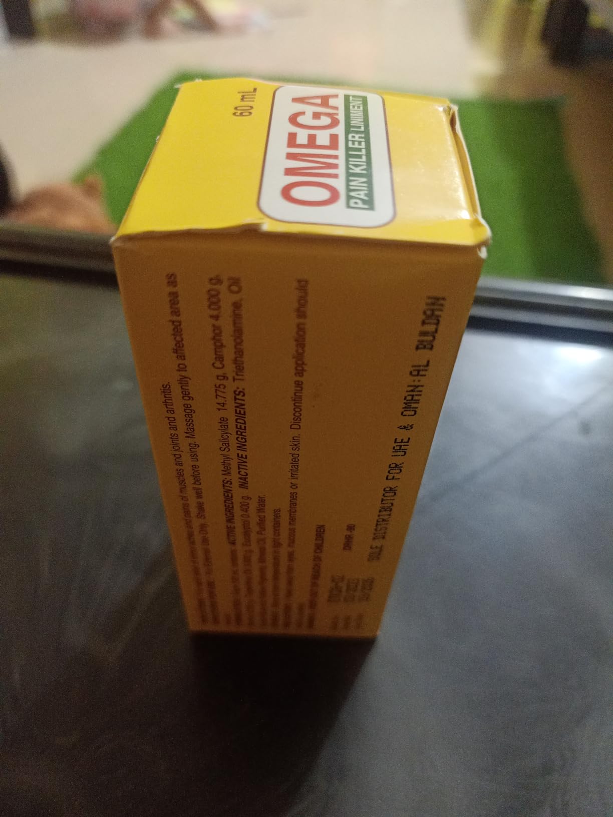 Omega Pain Killer Liniment - 60Ml : Amazon.in: Health & Personal Care