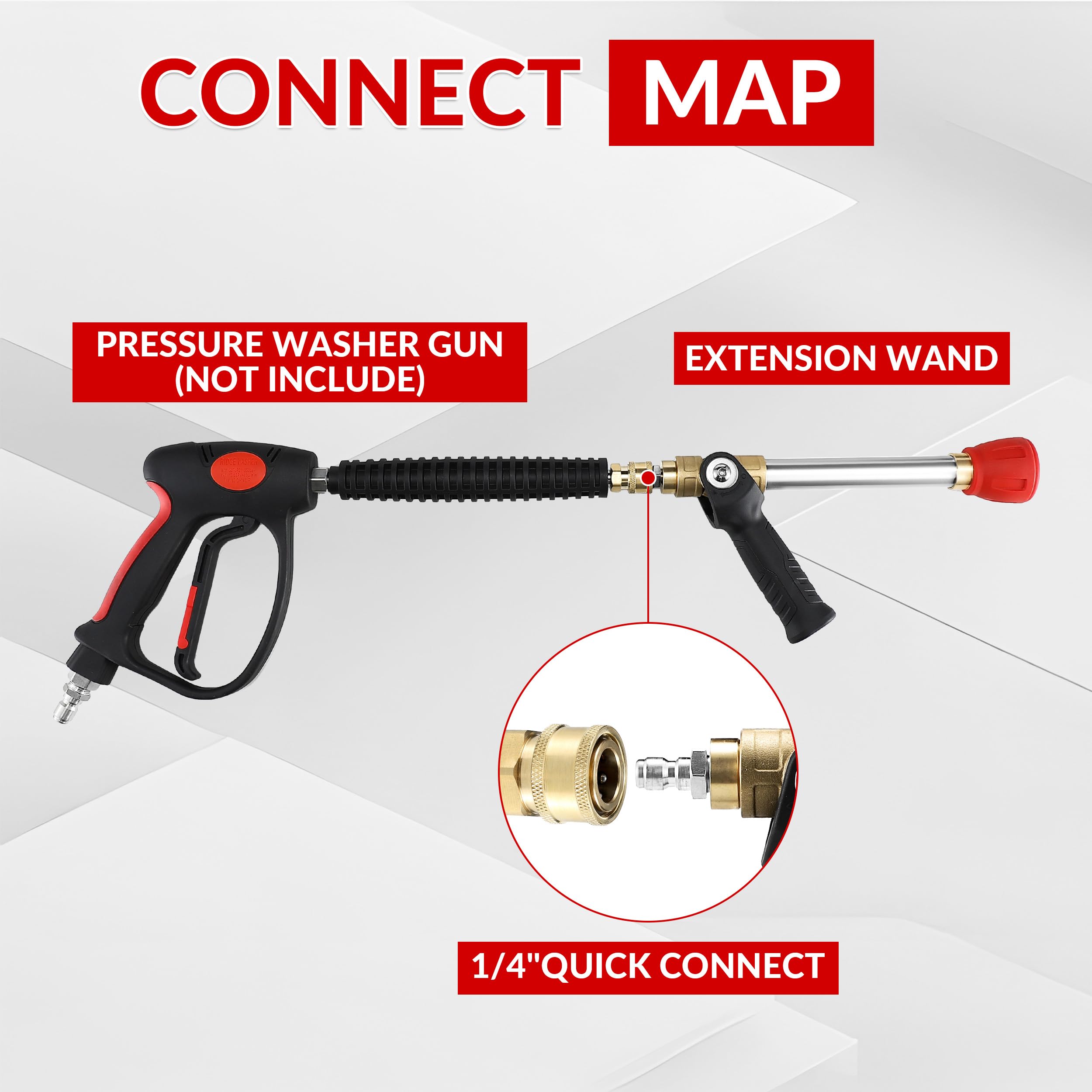 Snapklik.com : RIDGE WASHER Pressure Washer Long Range Nozzle And ...