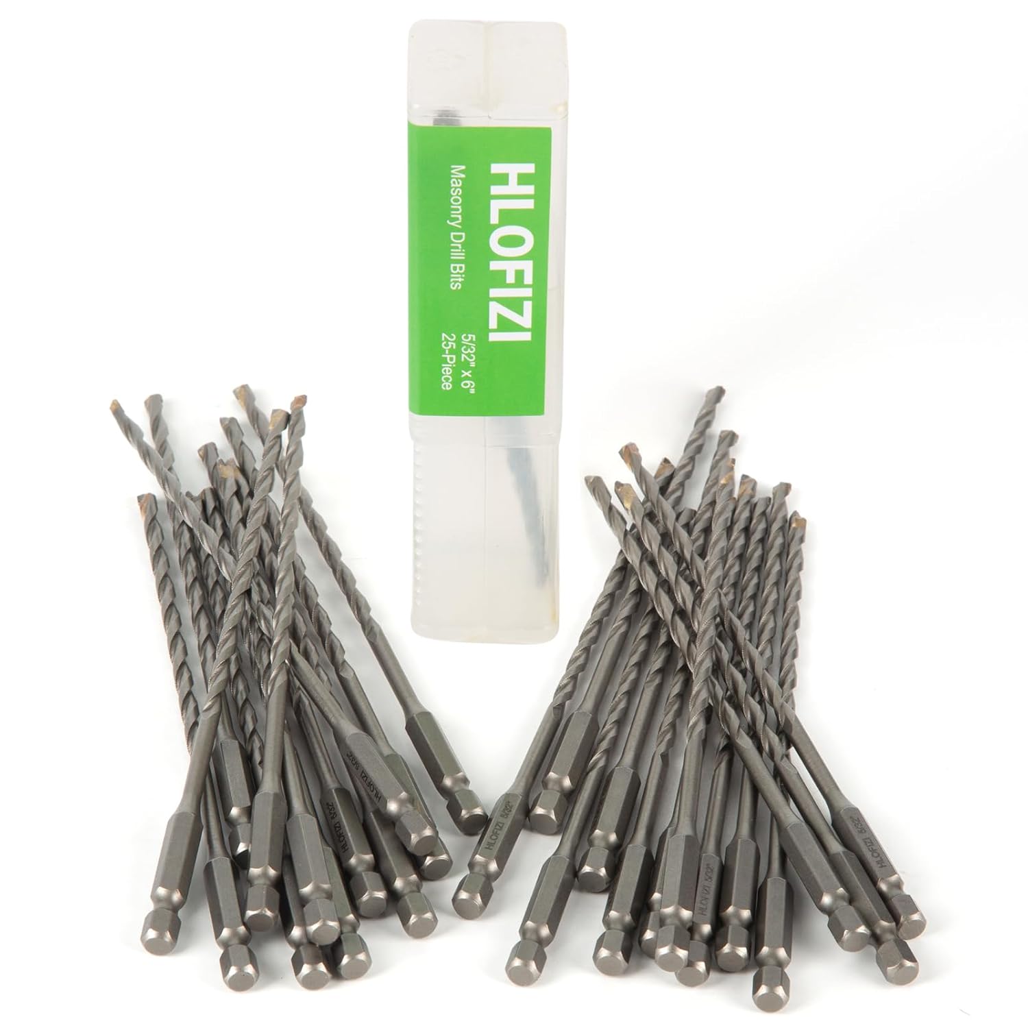 Amazon.com: HLOFIZI 5/32" x 6" Masonry Drill Bits 5/32 inch Concrete ...