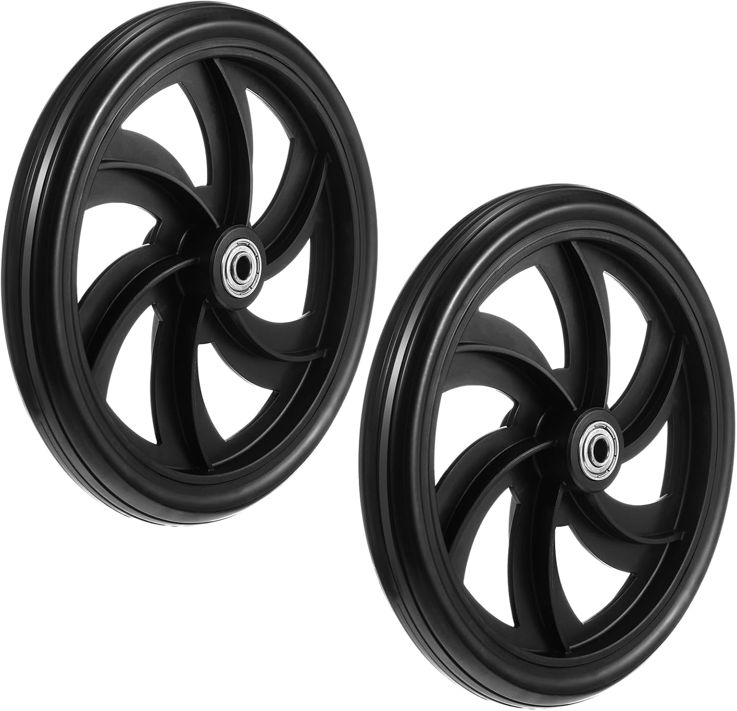 Amazon.com: Datanly 2 Sets Replacement Wheelchair Wheels for Walkers 7. ...