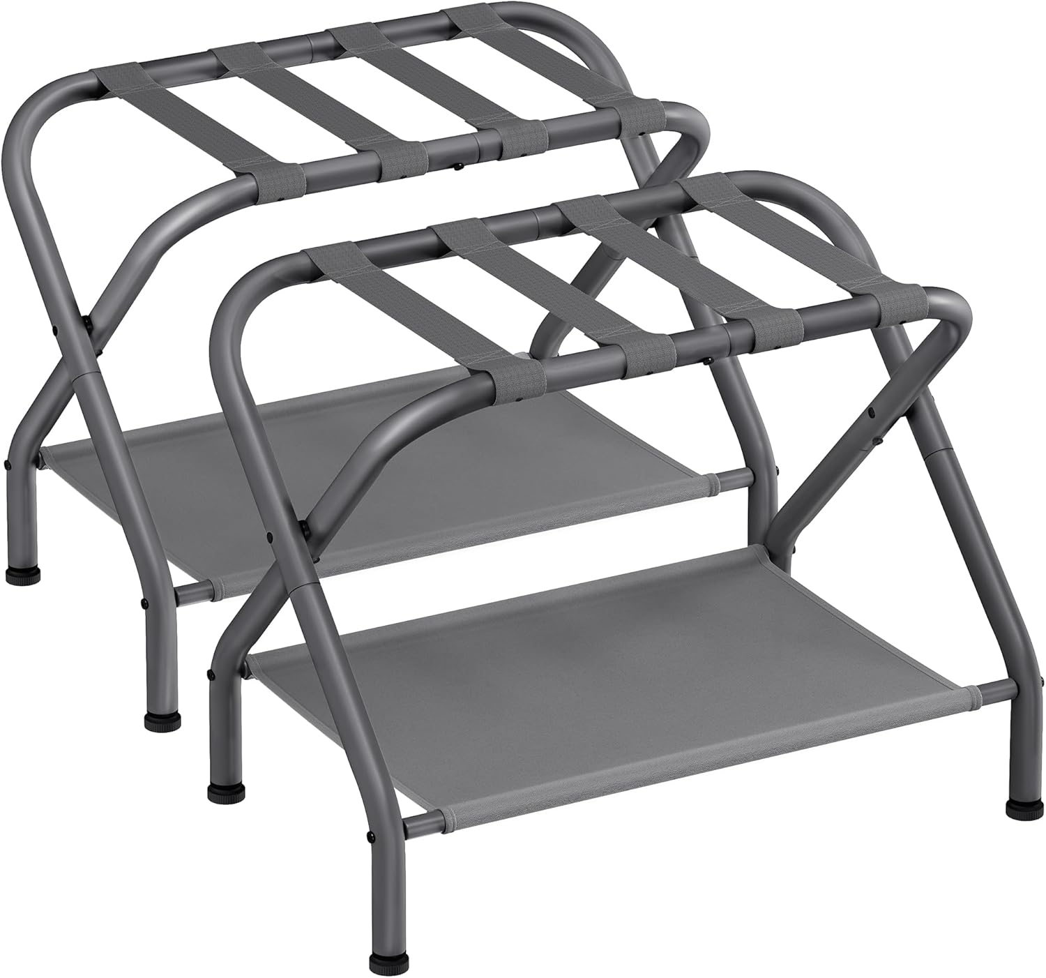 Amazon.com: SONGMICS Luggage Racks, Set of 2, Suitcase Stand with ...