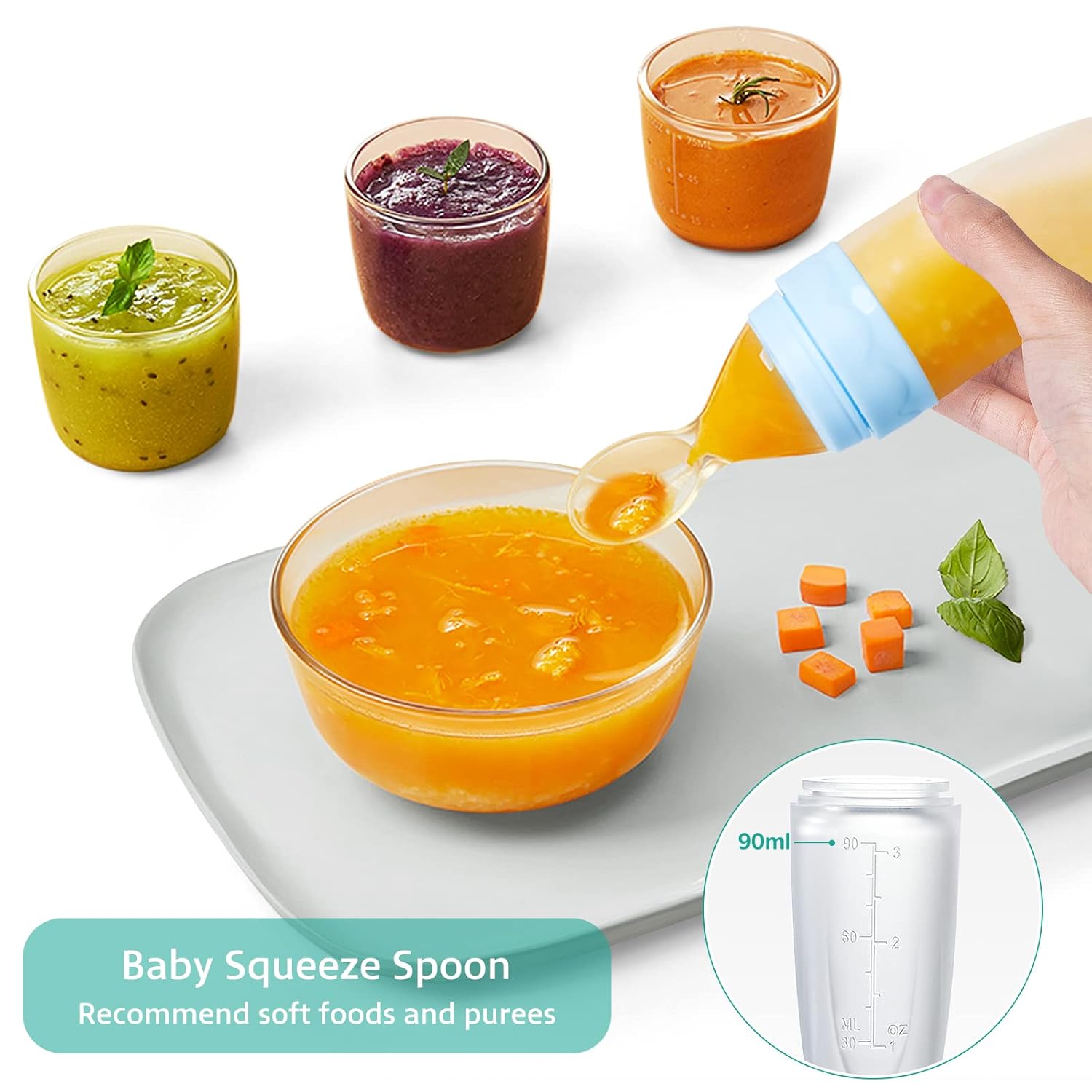 Termichy Chupete alimentador de frutas para bebés Alimentador de ...