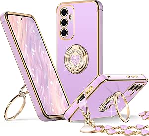 Amazon.com: XYZ for Galaxy S24 FE Case with Stand - for Samsung Galaxy S24 FE Case with Double ...