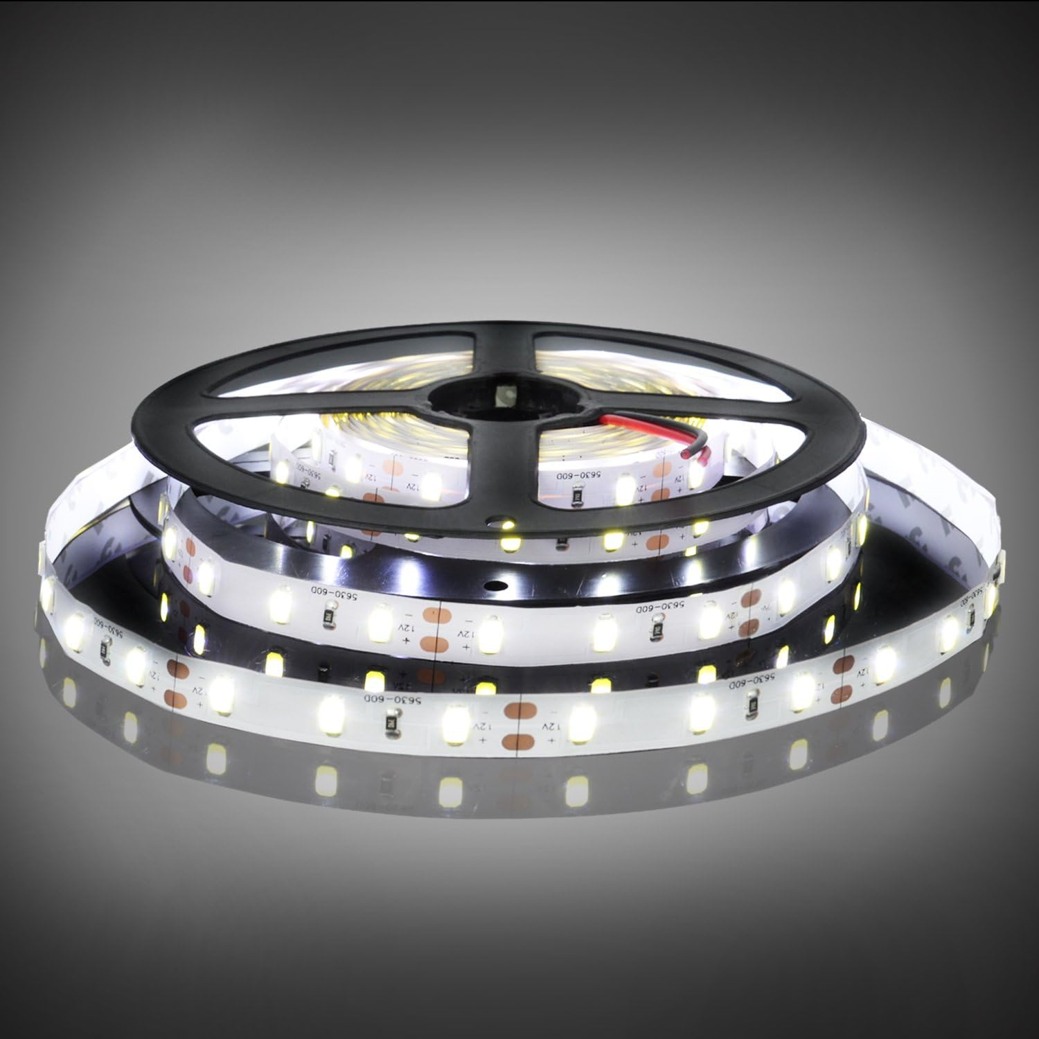 LE Striscia LED 5m 300 LED SMD 2835 Bianco Diurno 6000K, 16W 2300LM ...