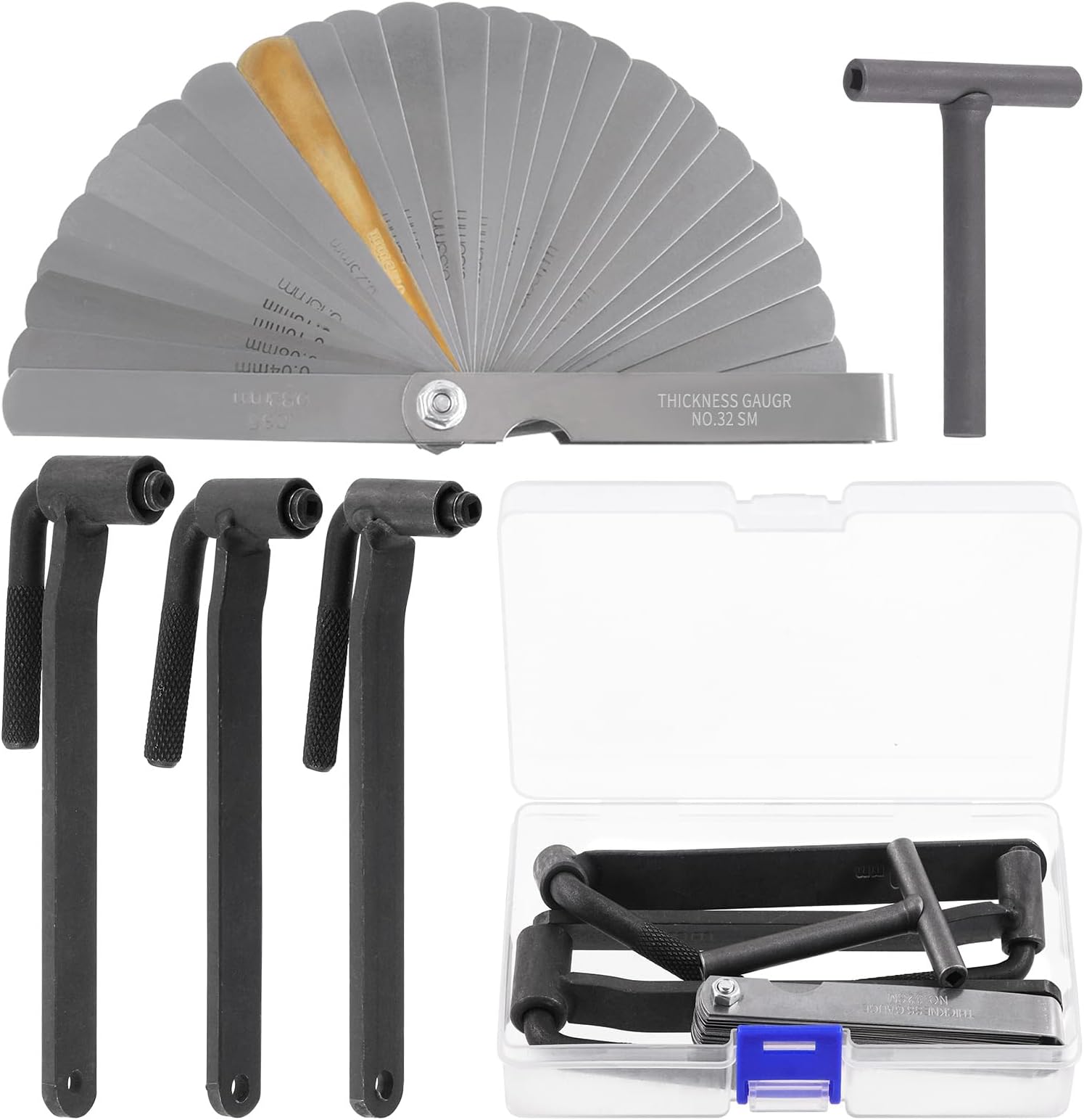 Amazon.com: Glarks 4Pcs Motorcycle Engine Valve Screw Adjusting Spanner ...