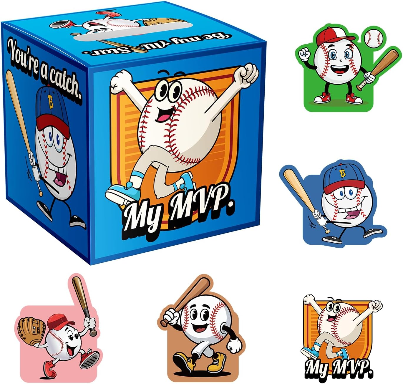 Amazon.com : Linelglobal Valentines Day Cards and Mailbox for Kids ...