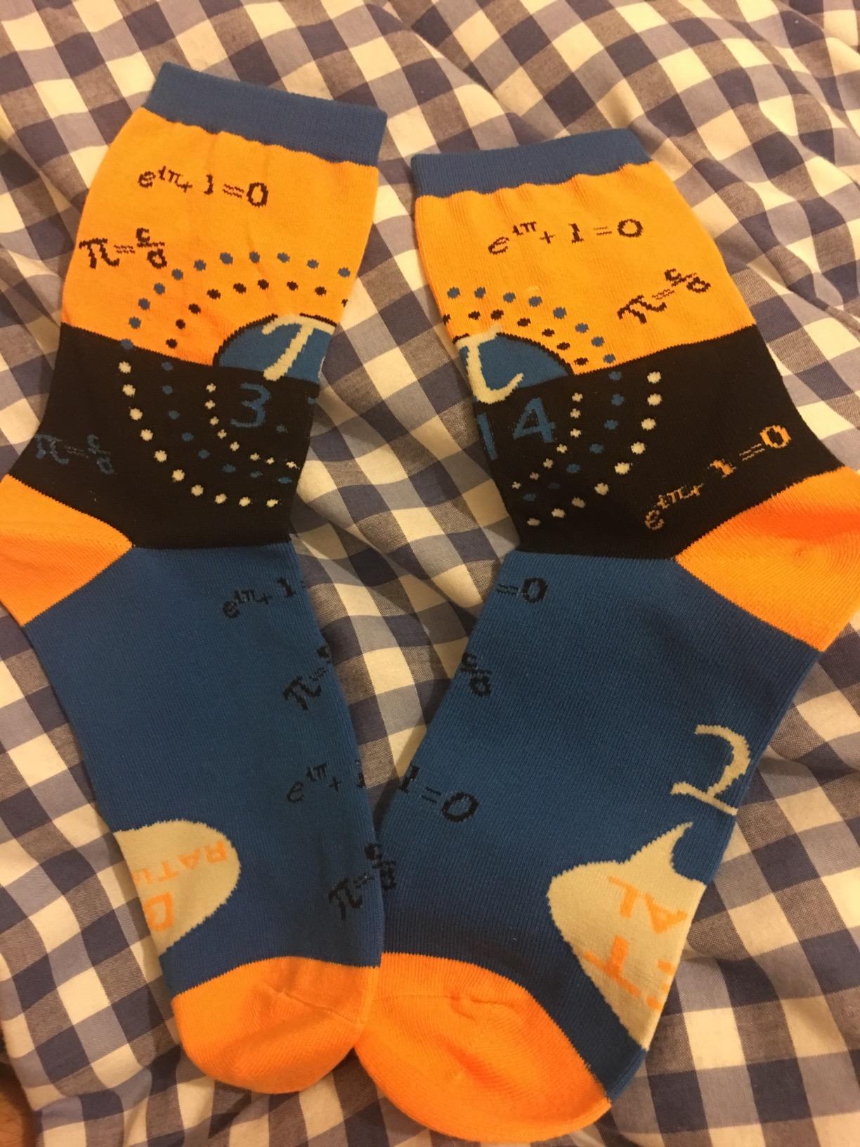 Pi Socks, Mens Novelty And Funny Themed Socks, Education-Themed Socks ...