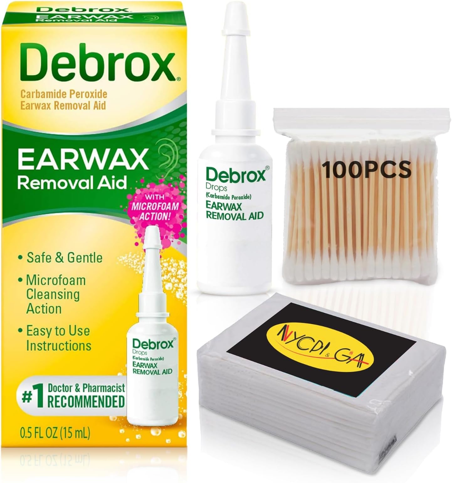 Amazon.com: Debrox Earwax Removal Kit | Includes Drops and Ear Syringe ...