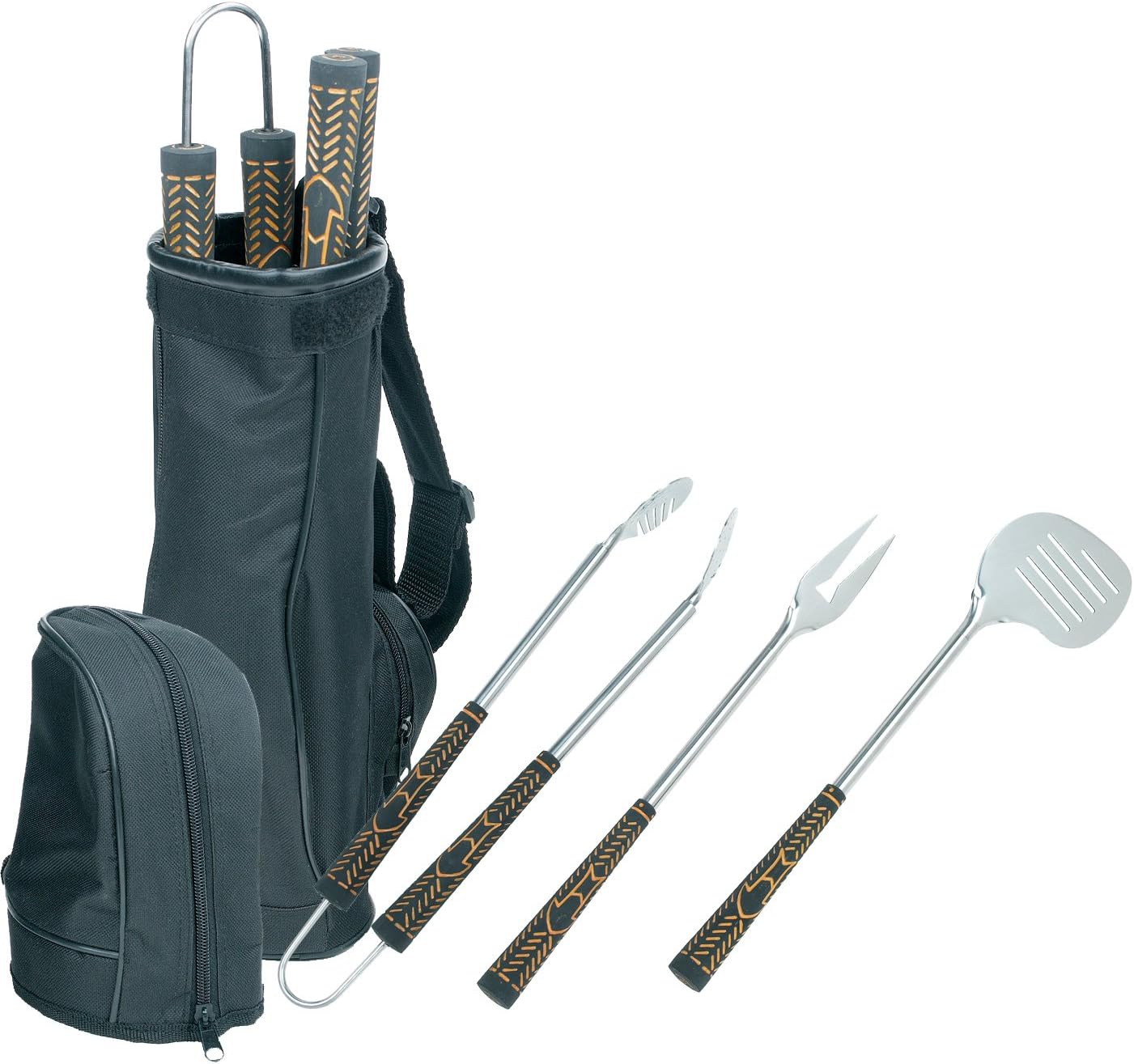 Amazon.com : Kitchenworthy Golf Style Bbq Tool Set : Barbecue Tool Sets ...