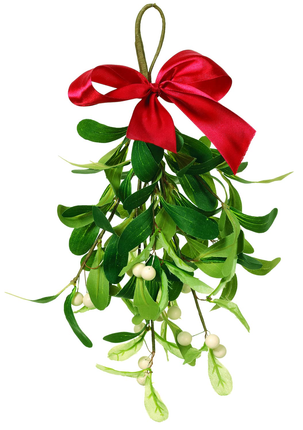 Amazon.com: TenWaterloo Christmas Mistletoe Decoration 13 Inches High ...