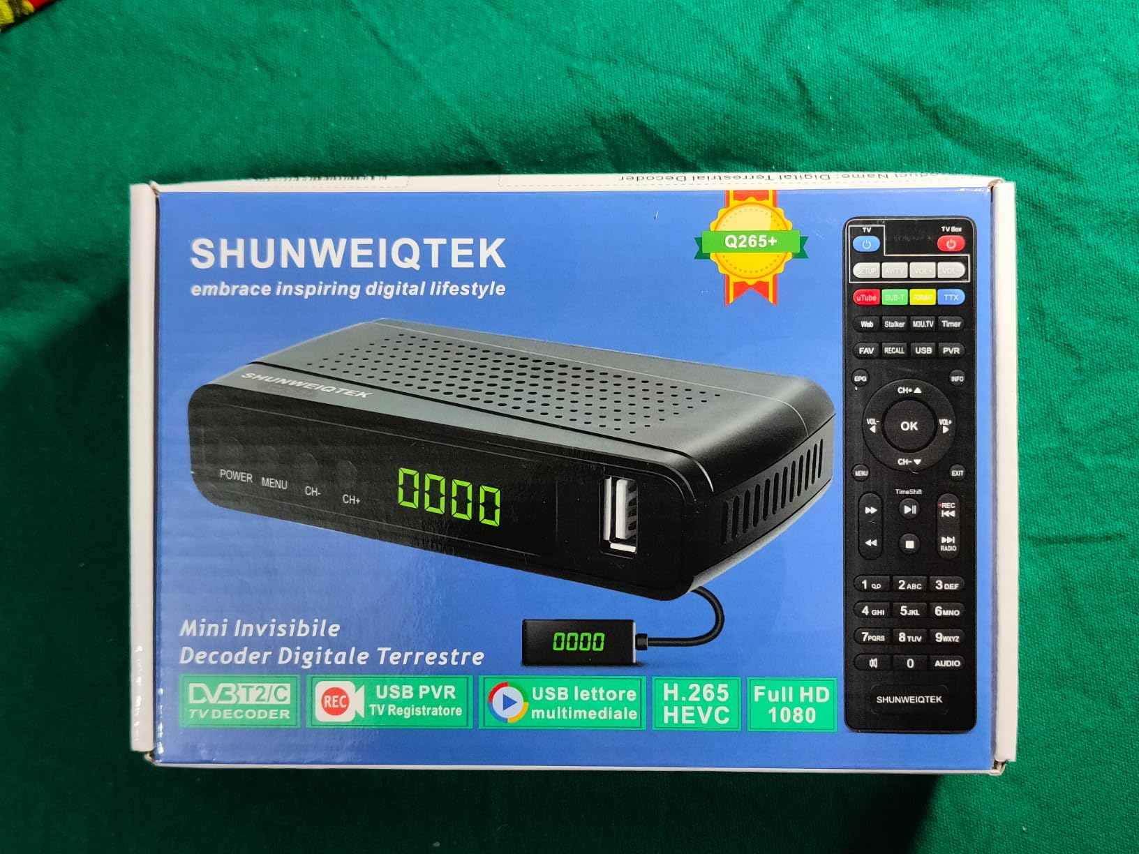 Decoder Digitale Terrestre 2025, H265 HEVC 10Bit Decodifica Fino a ...