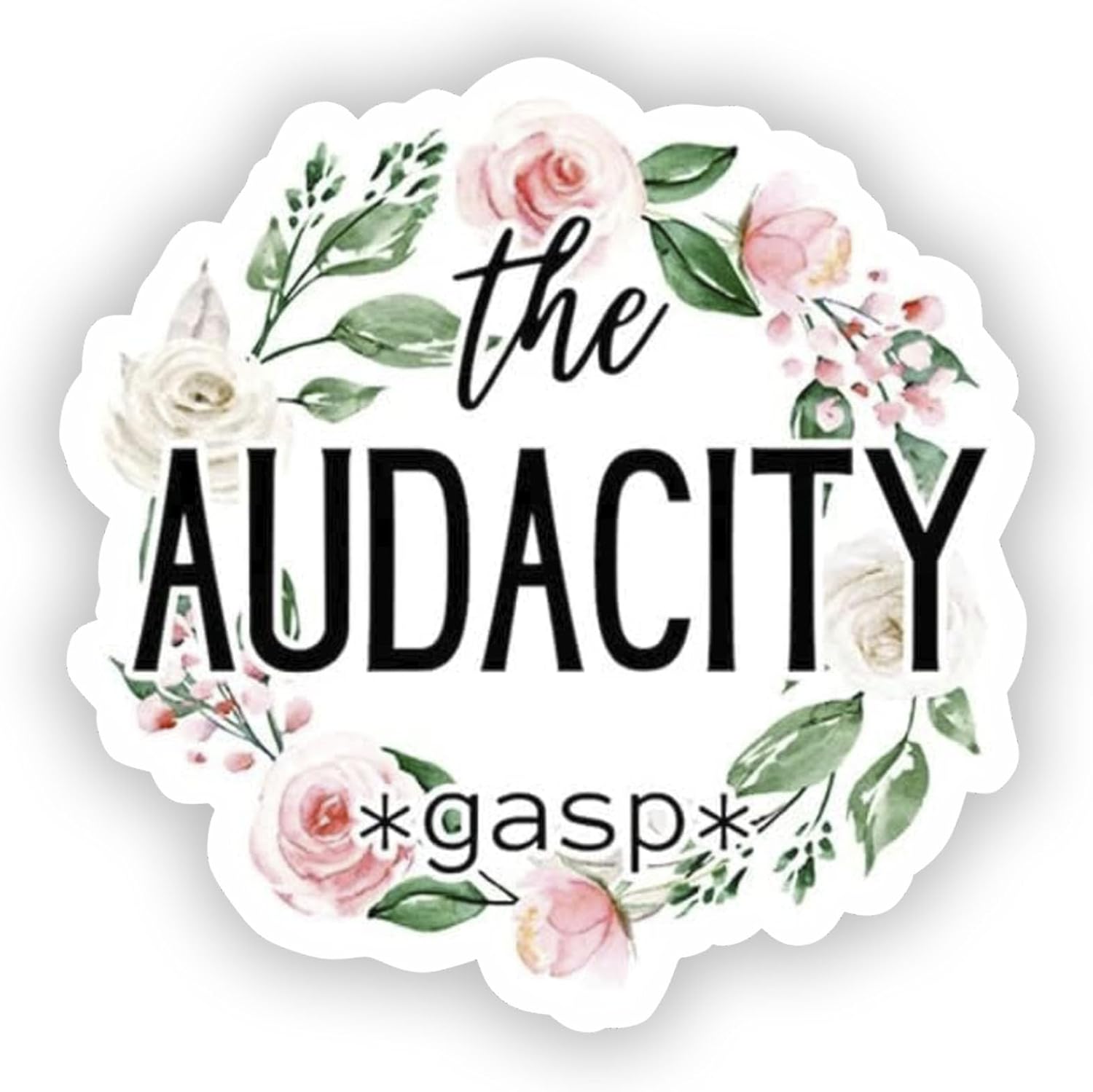 Amazon.com - The Audacity Sticker Decal for Laptop Wall Car Window ...