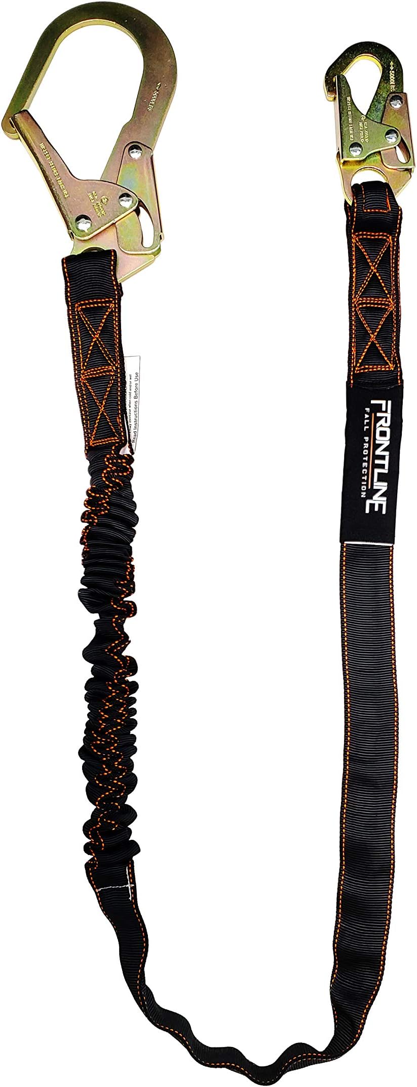 Guardian Fall Protection 11201 IS-72R 6-Foot Internal Shock Lanyard ...