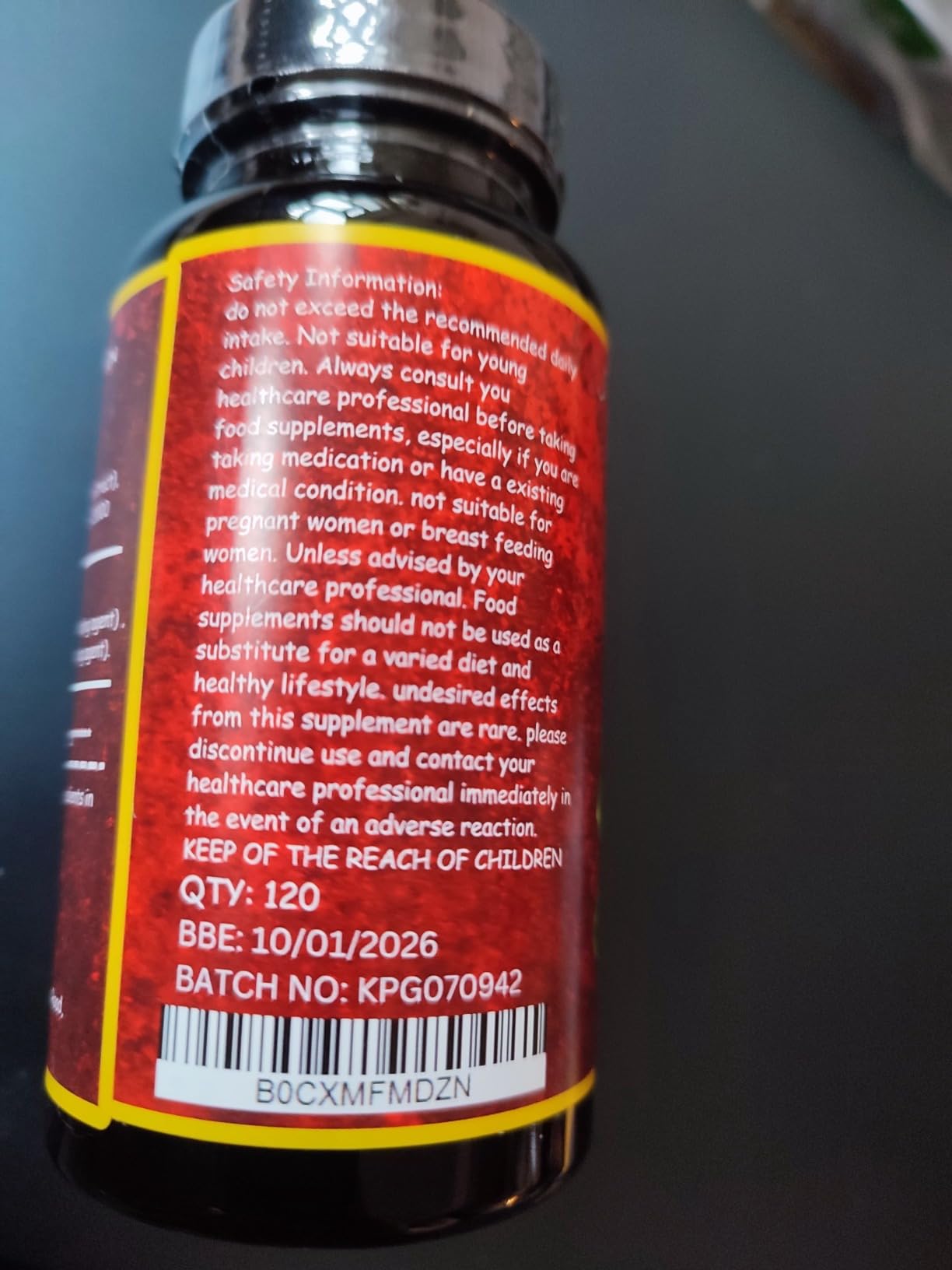 Korean Panax Ginseng Extract, 12,000mg Strength, 120 Vegan Tablets ...