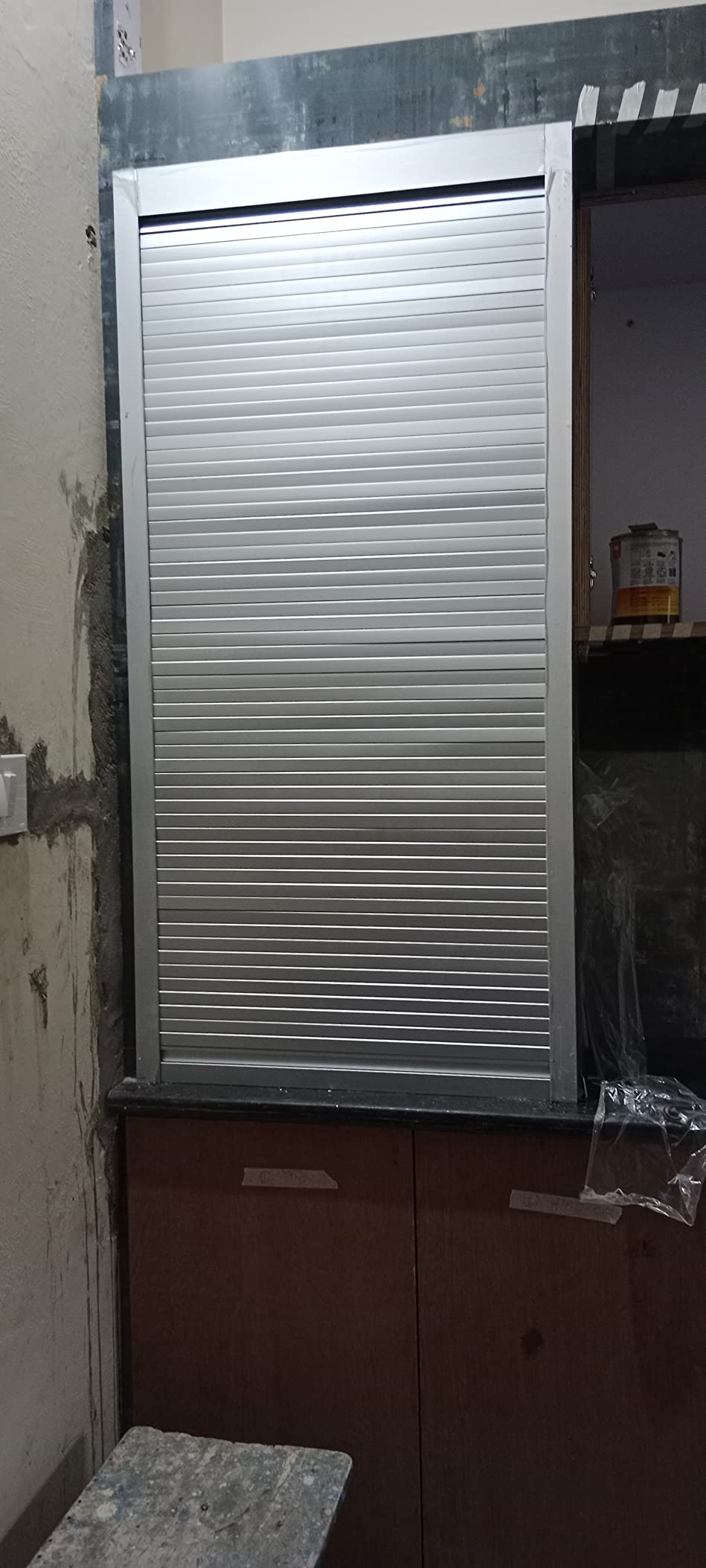 DBR Aluminum Rolling Shutter For Kitchen Cabinet Width 600 mm ( W 600 x ...