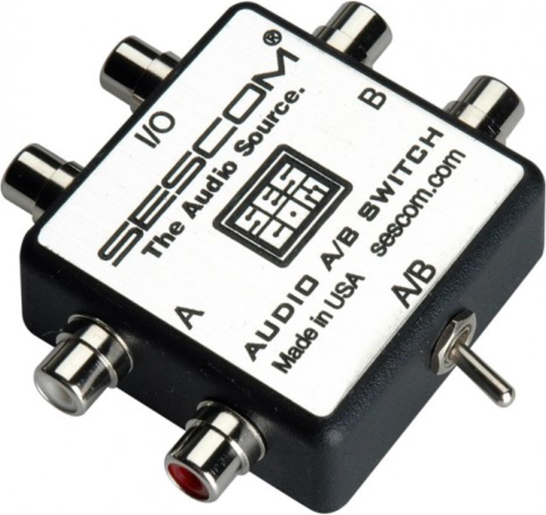 Amazon.com: Sescom SES-AUDIO-AB RCA Stereo Audio MP3 FLAC WMA A/B ...