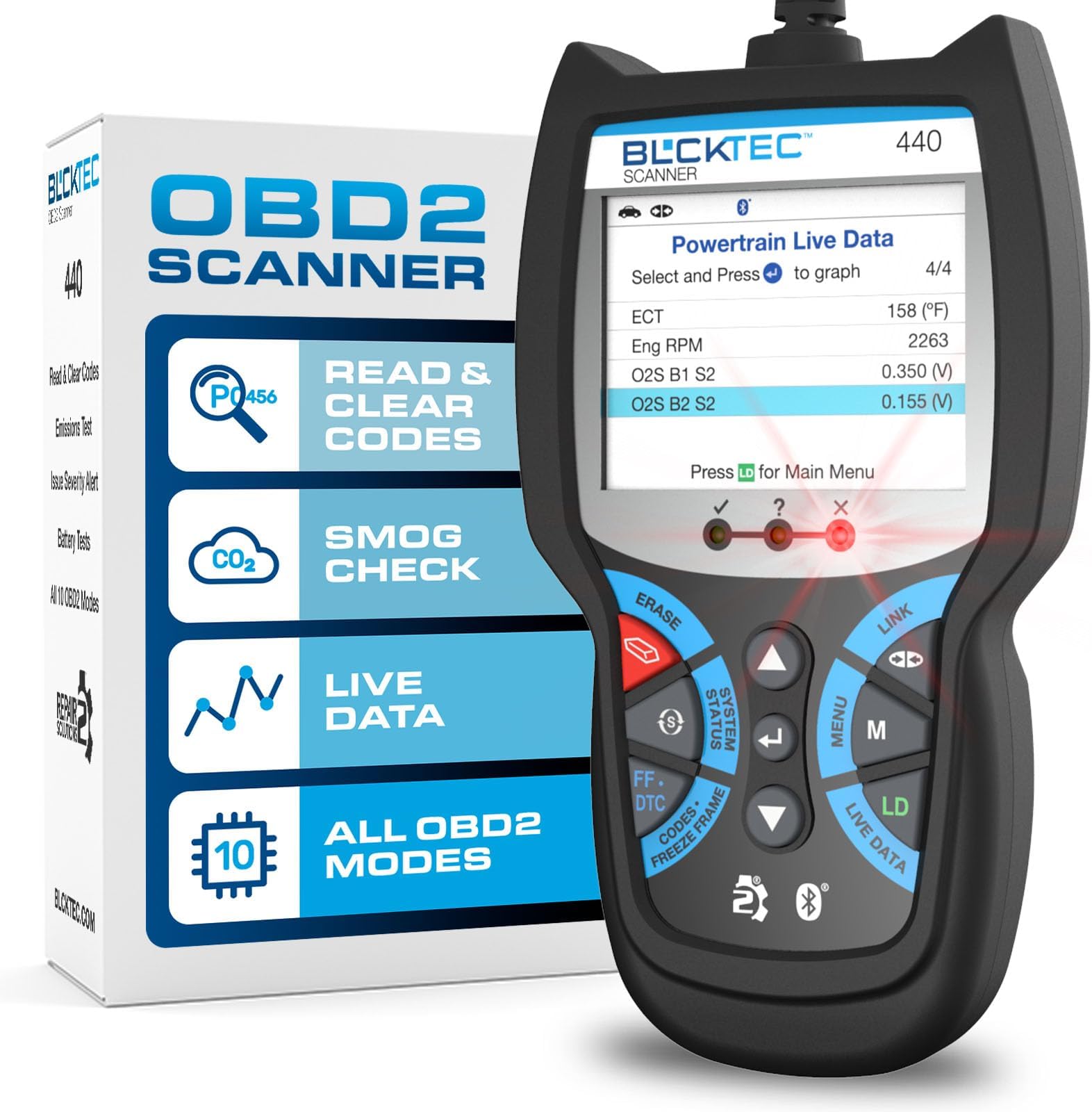 Amazon.com: Zurich ZR13s OBD2 Code Reader with ABS/SRS/FIXASSIST ...