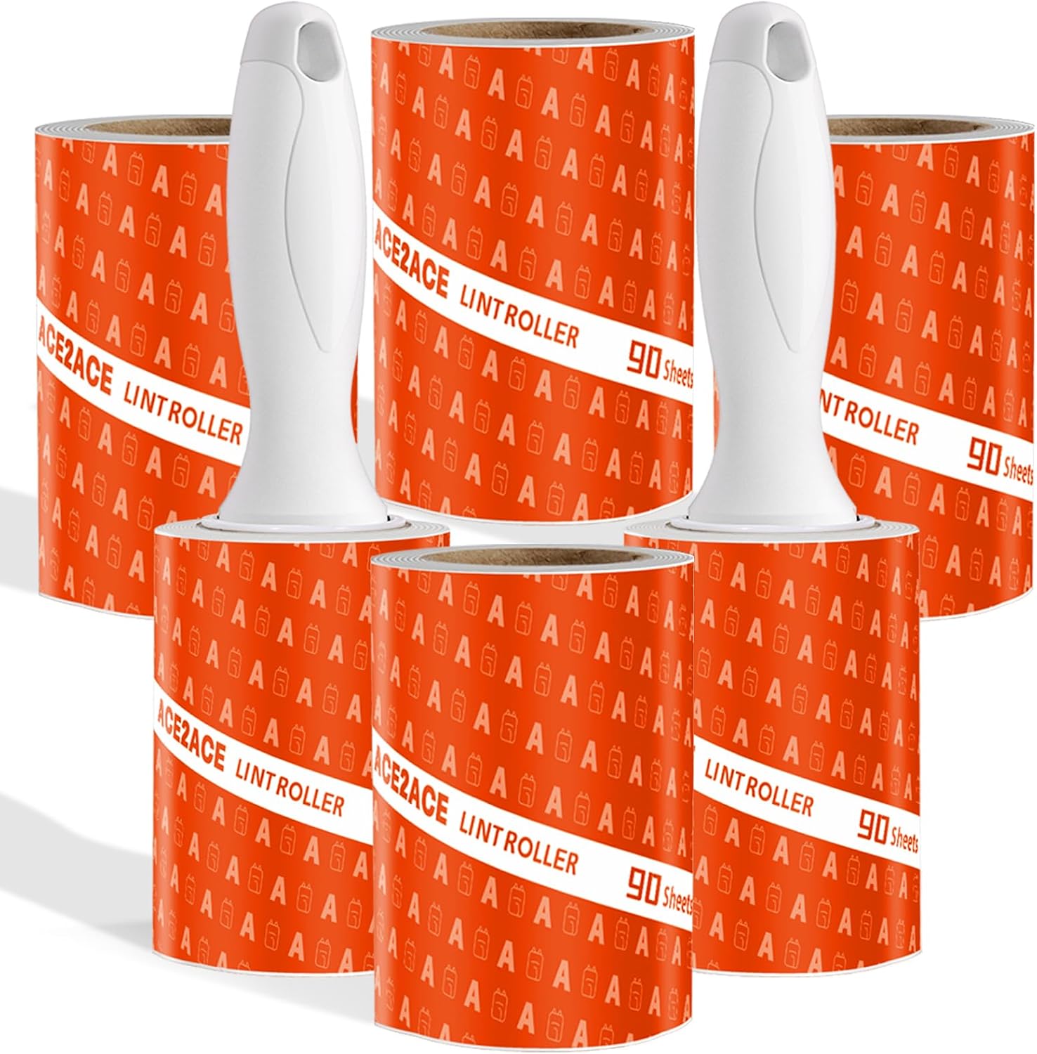 Amazon.com: ACE2ACE Lint Rollers for Pet Hair Extra Sticky, 540 Sheets ...
