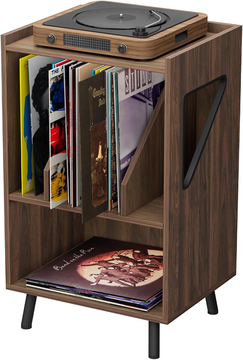 Amazon.com: JACENHONE Bookshelf Side Table Beside Desk File Rack End ...