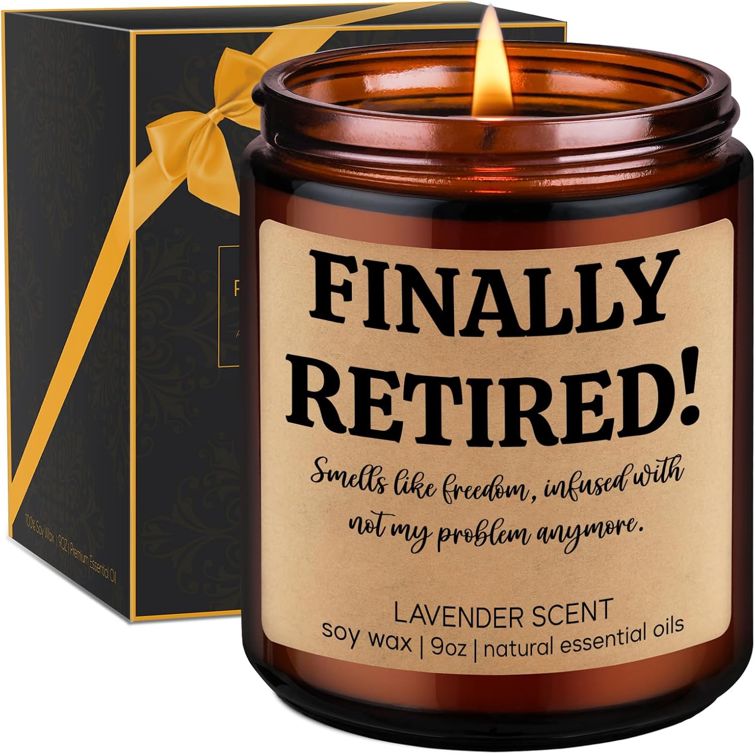 Amazon.com: GSPY Scented Candles - Retirement Gifts for Women, Men ...