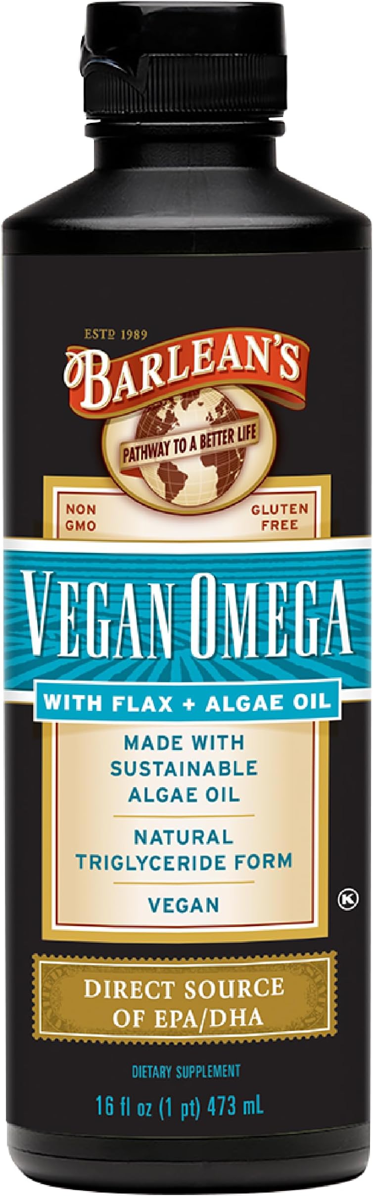 Amazon.com: Nutru O-Mega-Zen3 +EPA Vegan Omega 3 DHA EPA Liquid ...
