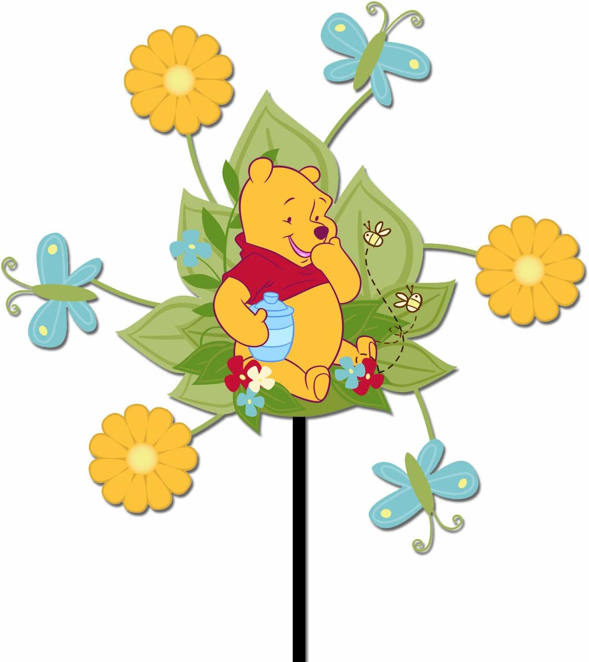 Amazon.com : Russ Berrie 616203 Winnie the Pooh Metal Whirlwind : Wind ...