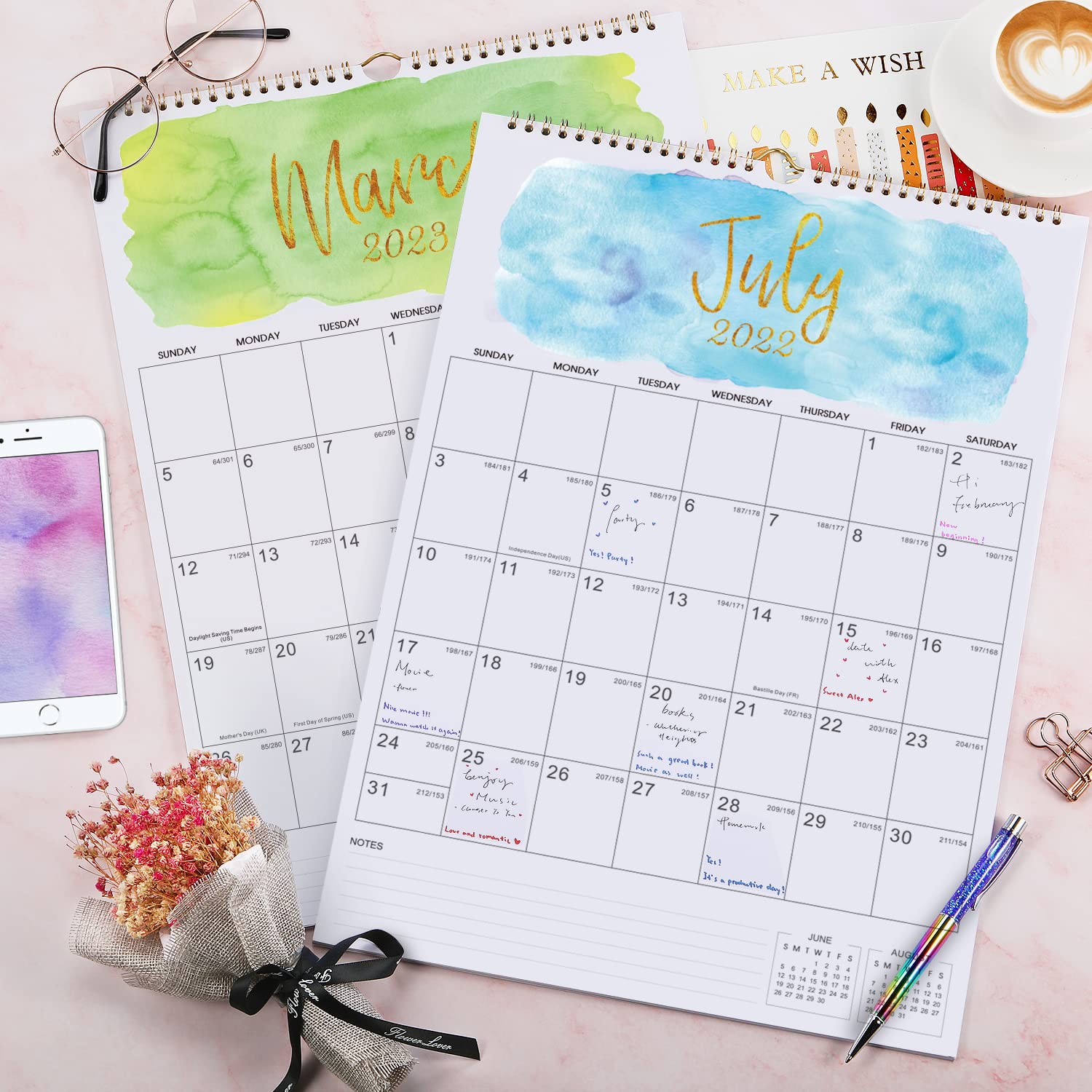 Calendar 2022-2023 - Wall Calendar 2022-2023 from July 2022 - December ...