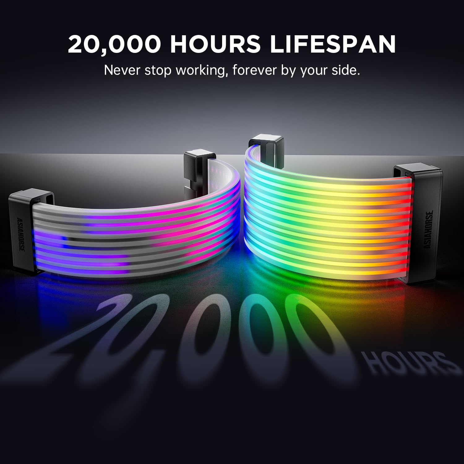 Snapklik.com : AsiaHorse ARGB PSU Cables Cover Kit, Aurora Addressable ...