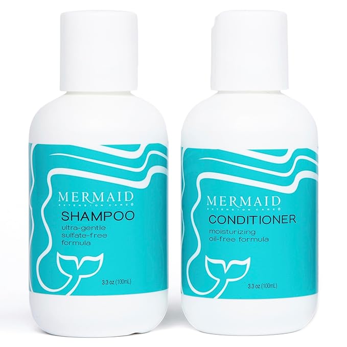 Amazon.com : Mermaid Extension Care Shampoo and Conditioner Travel Duo ...
