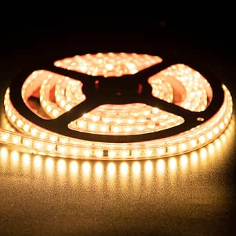 AC 230V LED Strip Lighting Self Adhesive 3M (9.84ft) with Switch and UK ...