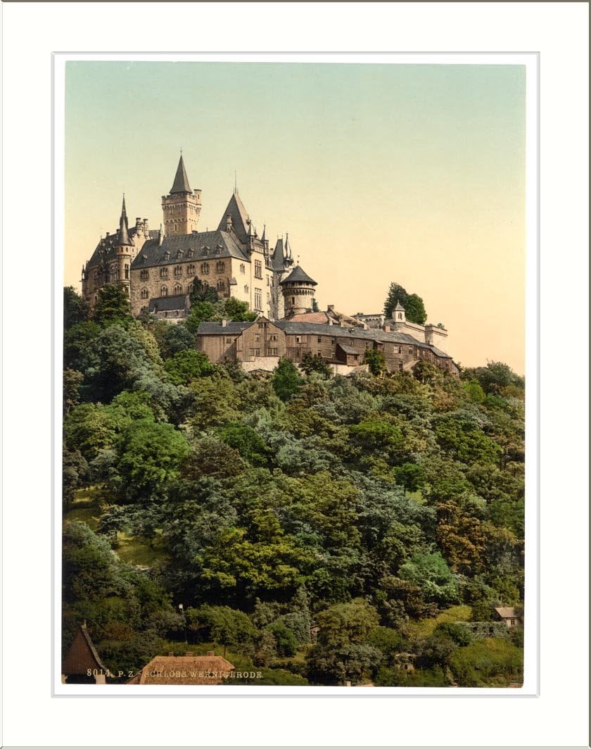 Amazon.com: The castle Wernigerode Hartz Germany, c. 1890s, (L) Library ...
