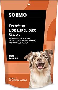 Amazon.com : Amazon Brand - Solimo Premium Dog Hip & Joint Supplement ...