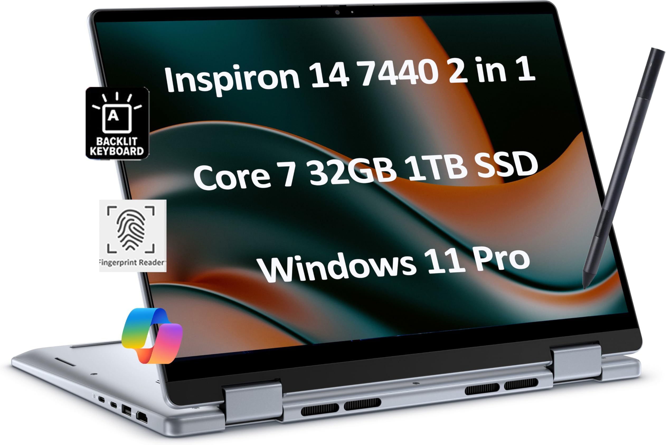 Amazon.com: Dell Inspiron 14 7440 2-in-1 Laptop (14" FHD+ Touchscreen ...