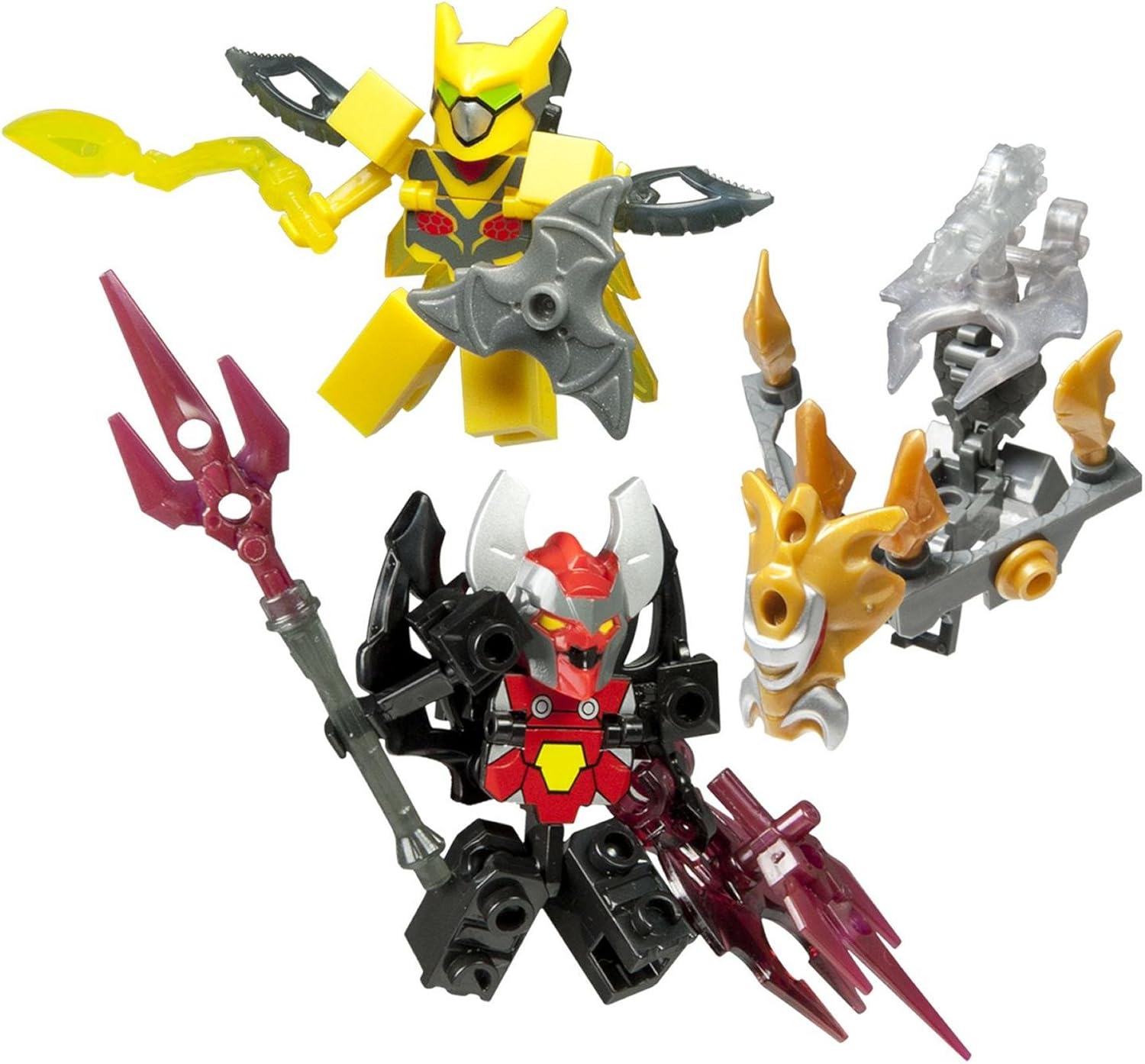 Amazon.com: Spinmaster Tenkai Knights Pack 3 Mini Figure Battle : Toys ...