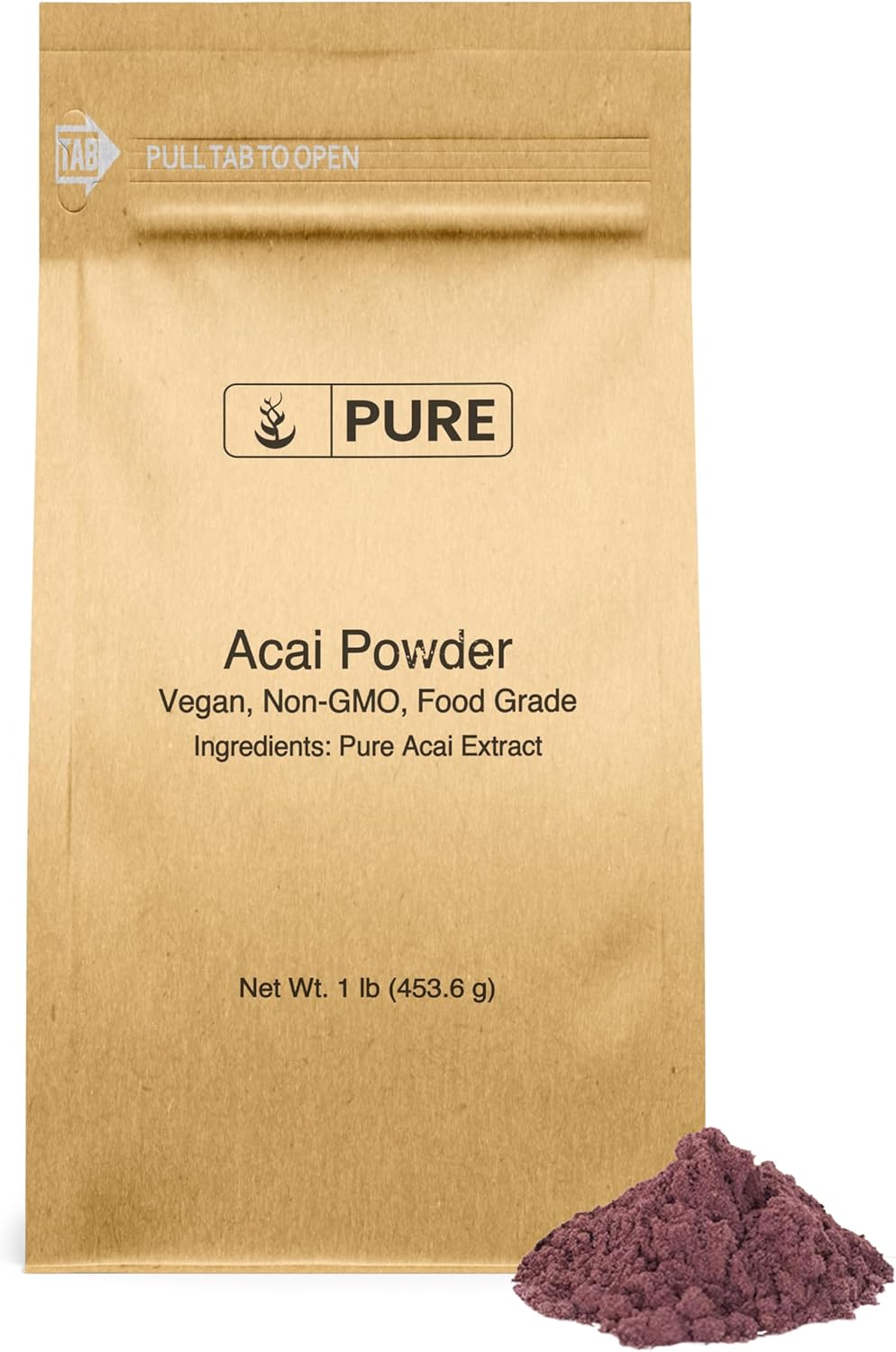 Amazon.com: PURE ORIGINAL INGREDIENTS Acai Powder (1 lb) Superfood ...