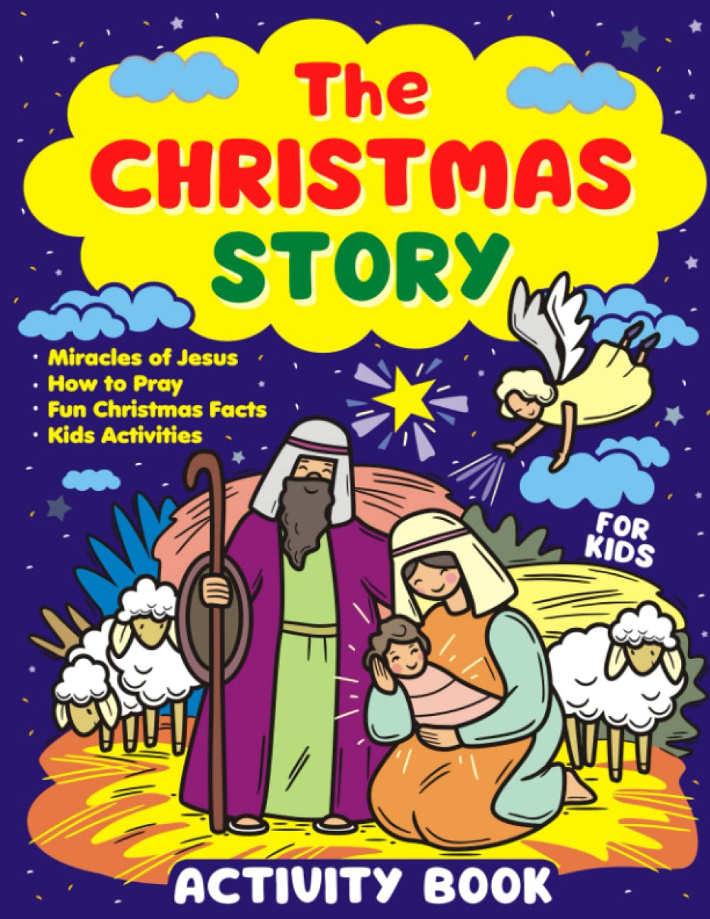 Buy The Christmas Story and Activity Book for Kids: Nativity, Miracles ...