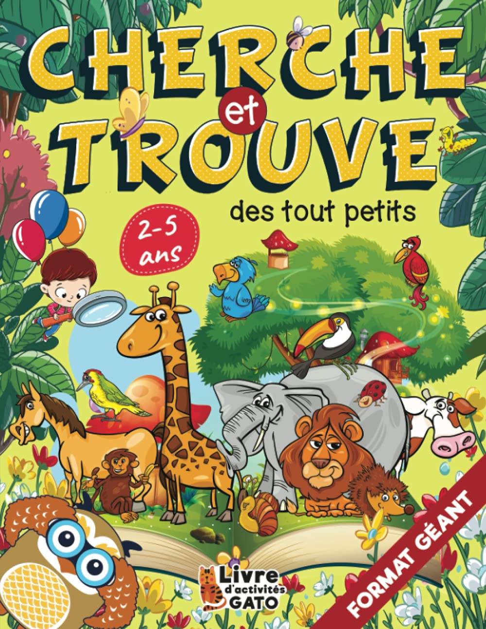 Cherche et Trouve des tout petits géant 2-5 ans: Livre d'activité ...