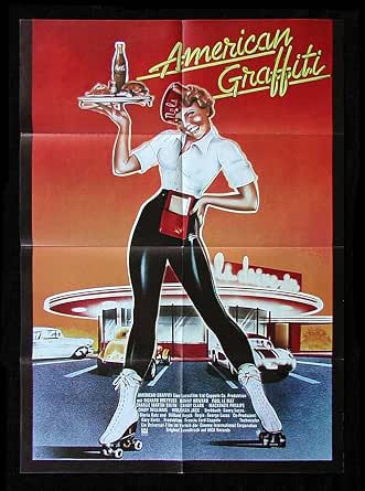 American Graffiti German 1s Orig Movie Poster Nm 1973