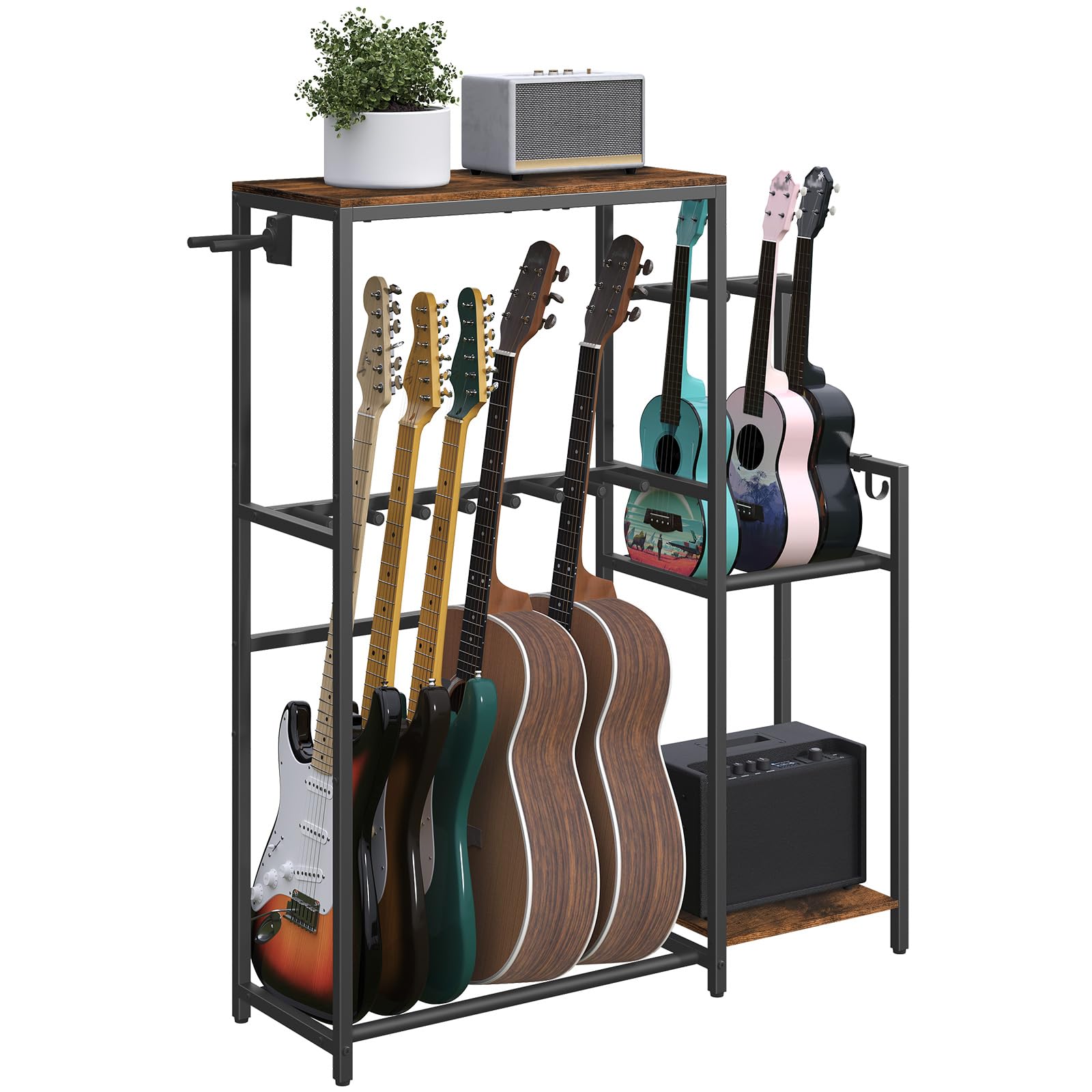 Snapklik.com : MAHANCRIS Guitar Stand, Multi-Guitar Rack, For Acoustic ...