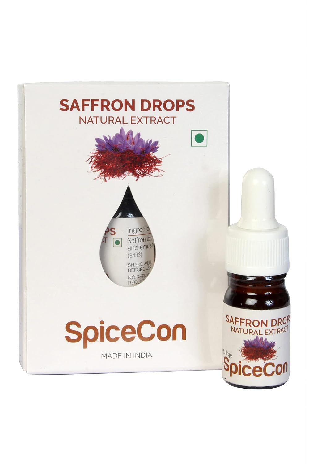SpiceCon Saffron Drops Extract | Pure Kashmiri Kesar Drop Extract ...