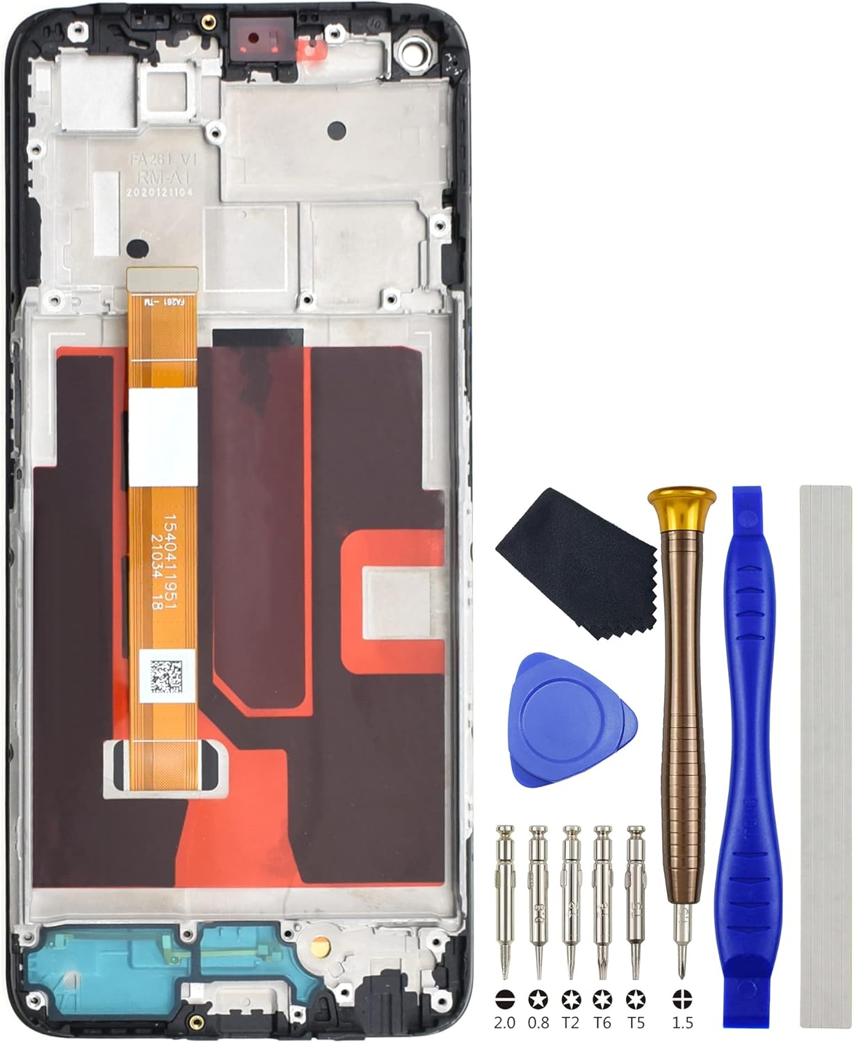 Amazon.com: Full LCD Digitizer Touch Screen Assembly Replacement for ...
