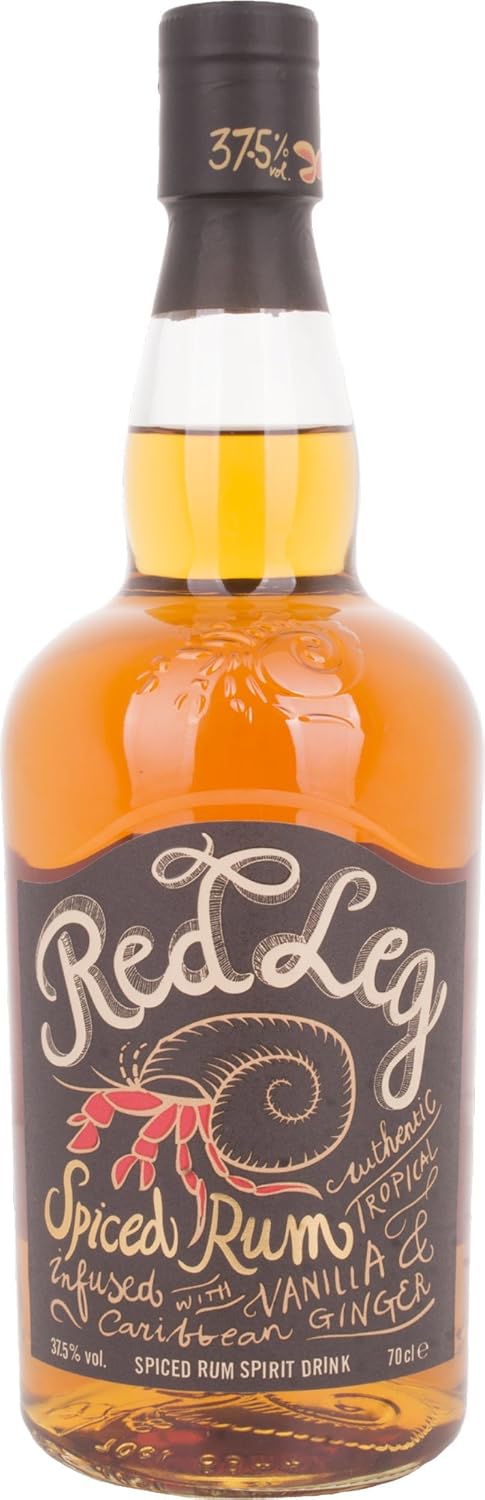 Red Leg Spiced Rum, 70 cl : Amazon.co.uk: Fashion